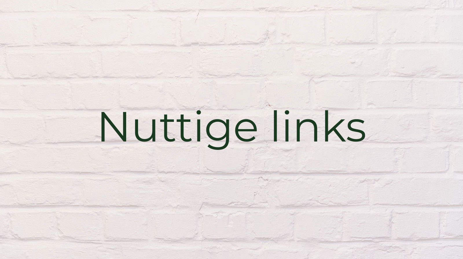 Nuttige links - Praktijk Leie 40